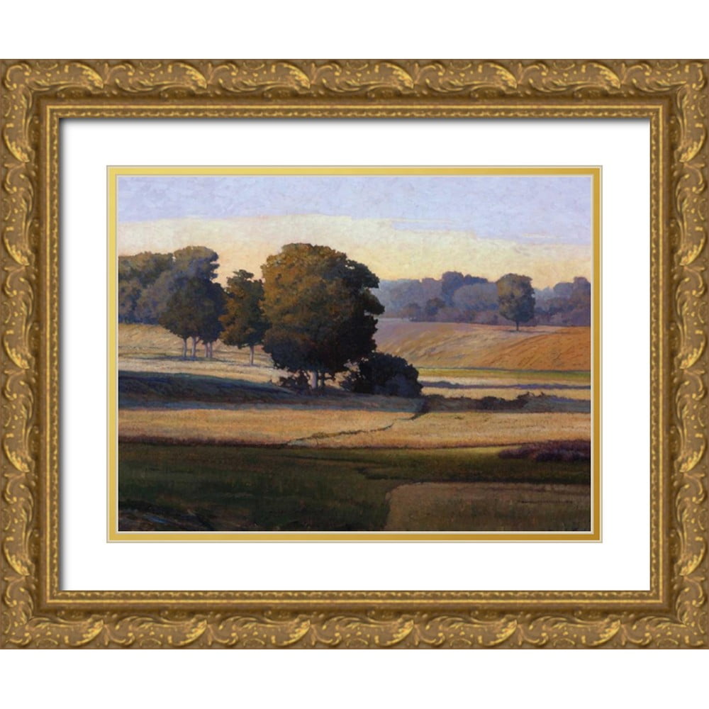 Lovelace, Kent 32x25 Gold Ornate Wood Framed with Double Matting Museum ...