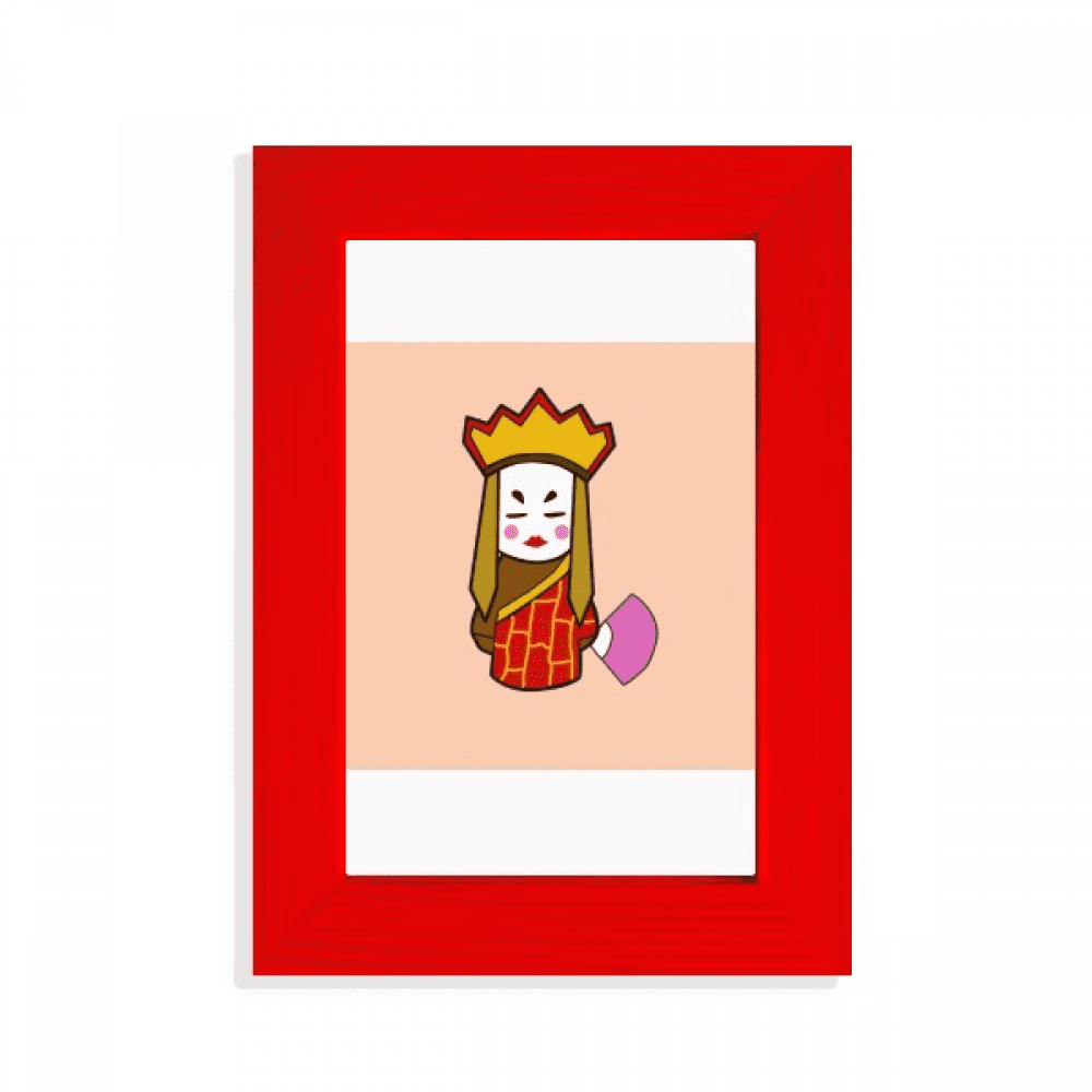 Loveliness Reference Monks Picture Display Art Red Photo Frame
