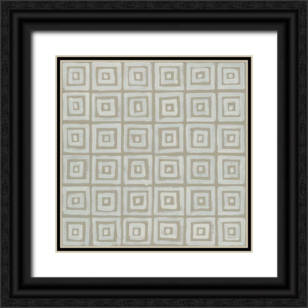 Lovell, Kathrine 26x26 Black Ornate Wood Framed with Double Matting ...