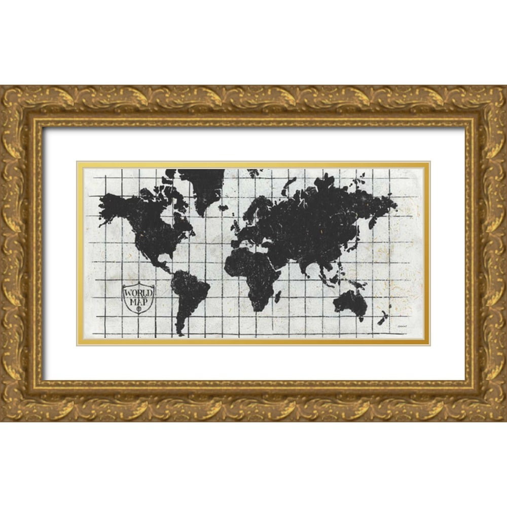 Lovell, Kathrine 32x18 Gold Ornate Wood Framed with Double Matting ...