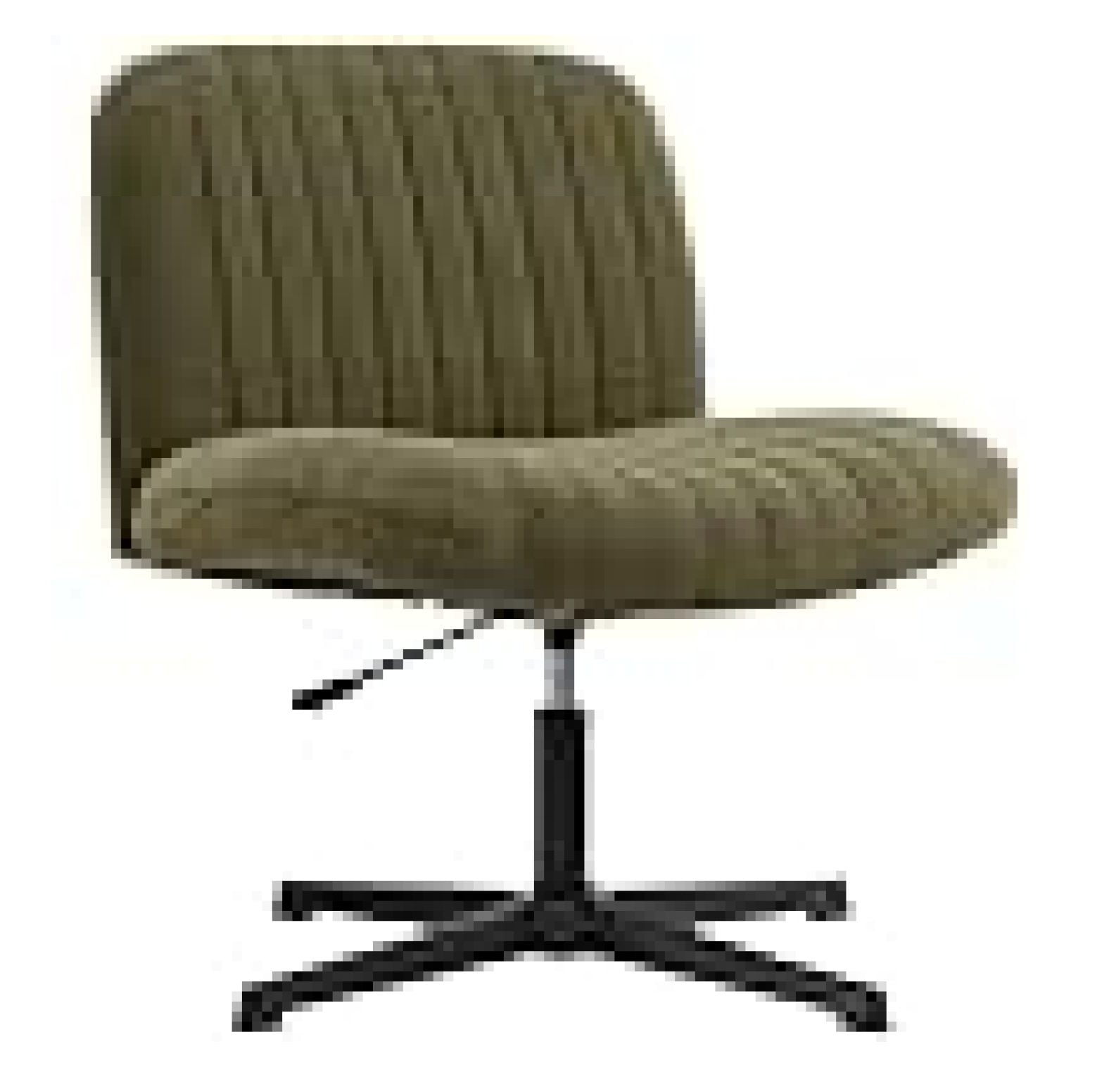 Criss Cross Armless Wide Office Chair - No Wheels, Cross Legged with ...