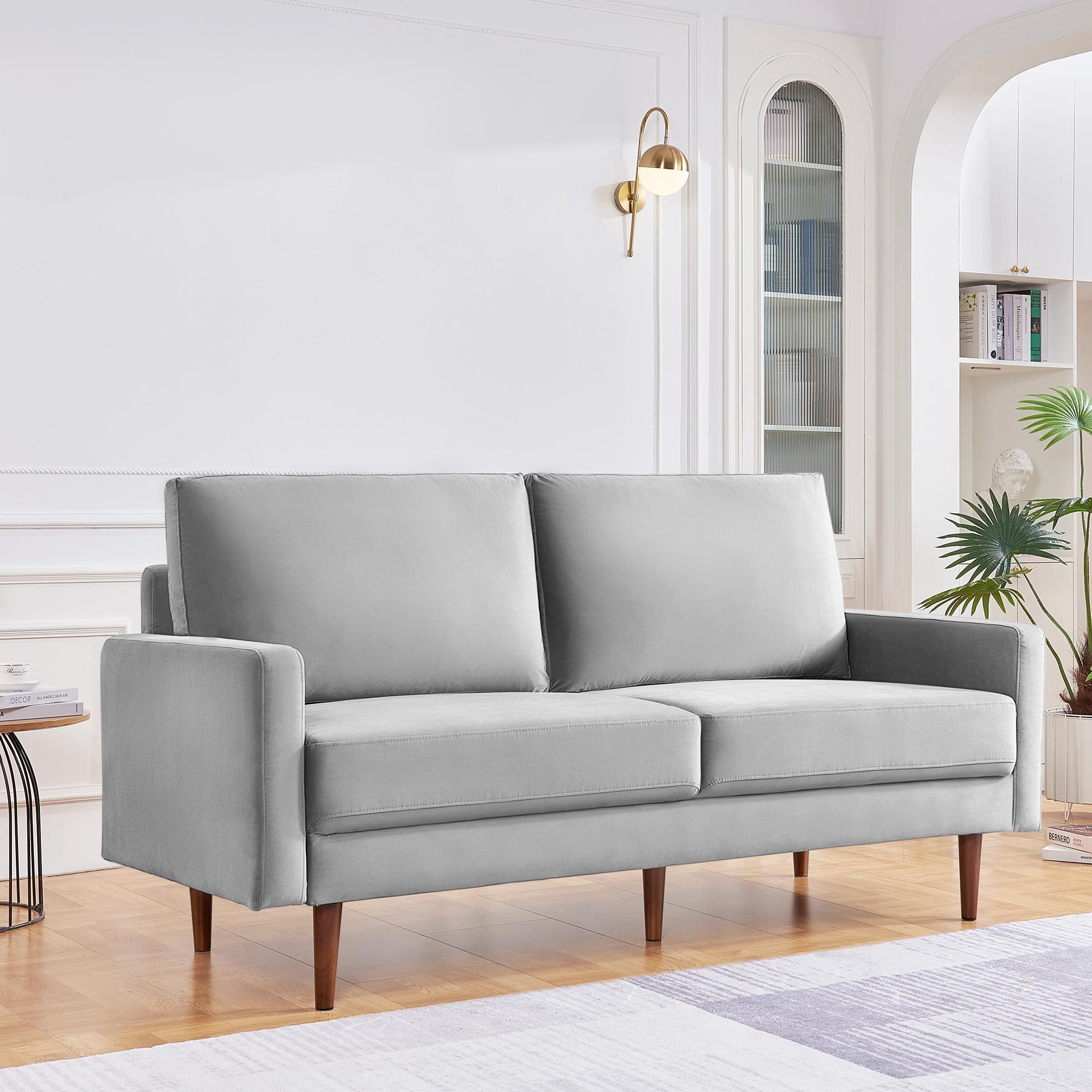 Lester Square Arms Sofa - Walmart.com