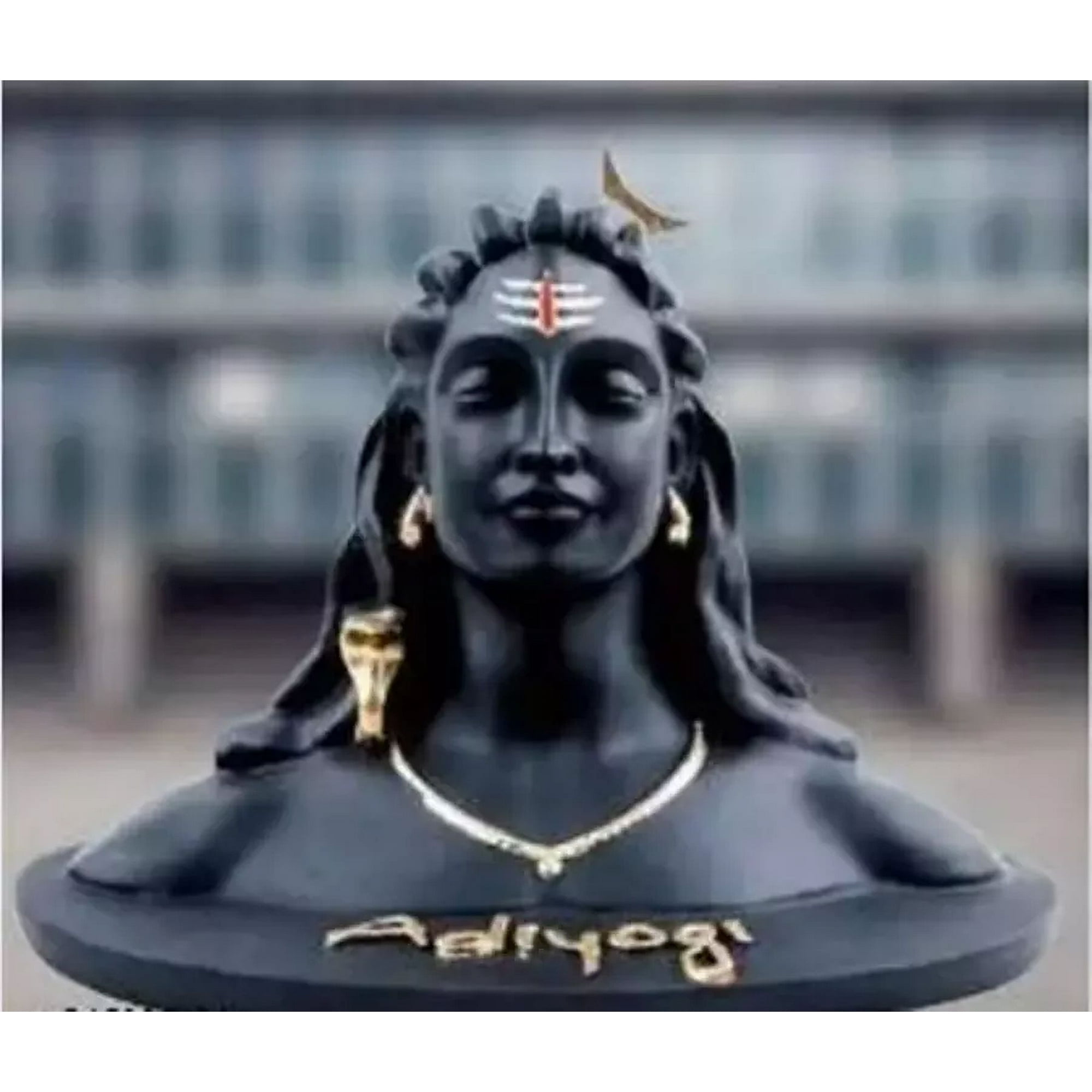 Lovely 3.5" Adiyogi Shiva Statue Shiv Car Dash Board, Pooja Gift ...