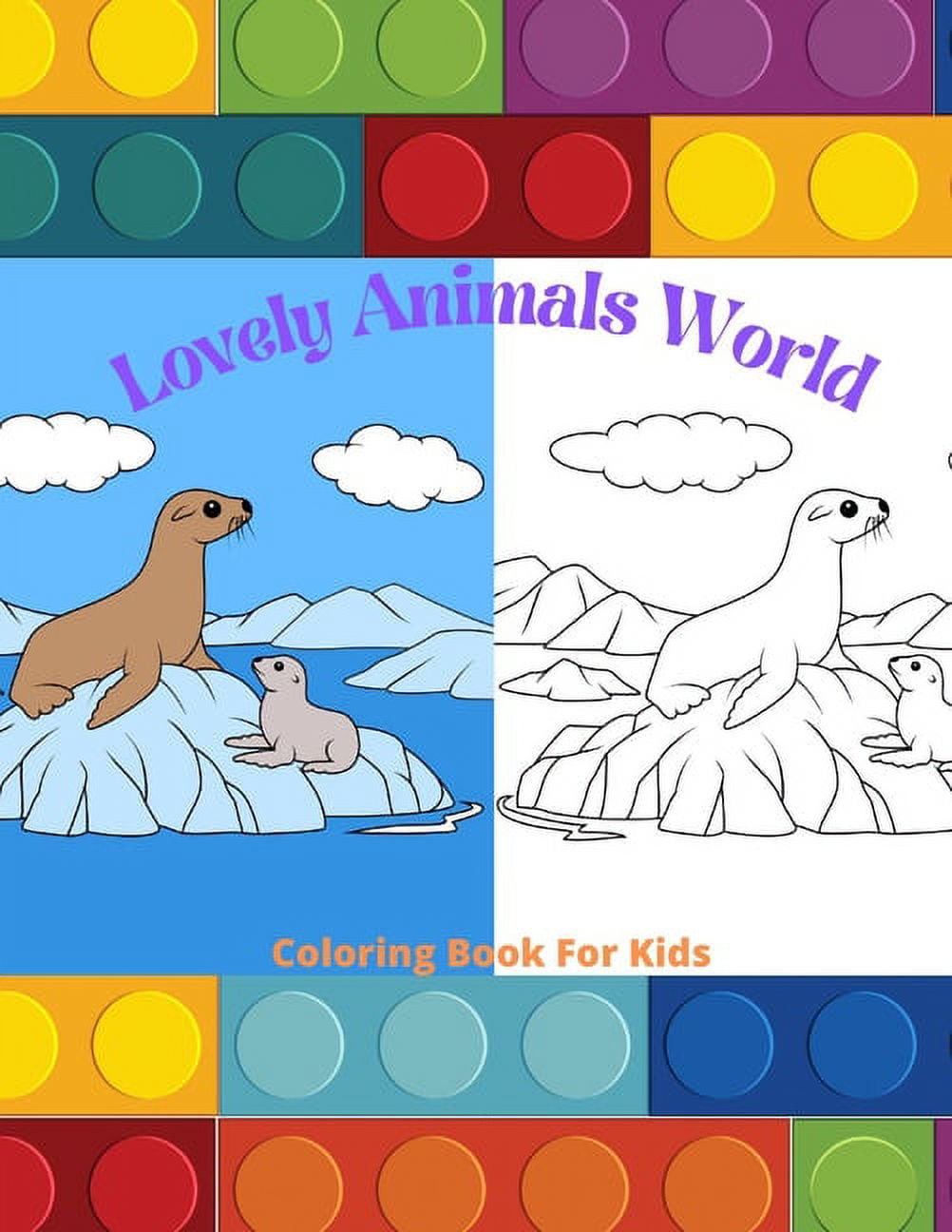Lovely Animals World - Coloring Book For Kids : Sea Animals, Farm ...