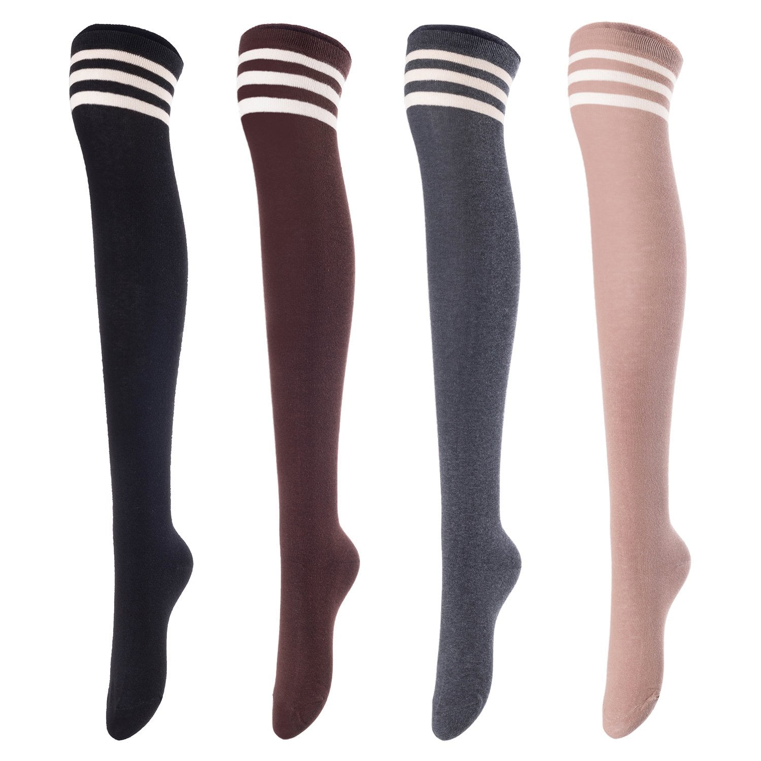 Lovely Annie Big Girl's Women's 4 Pairs Remarkable, Colorful & Fancy ...