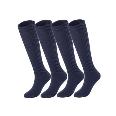 Lovely Annie Big Girls Women's 4 Pairs Delightful Knee High Wool Boot ...