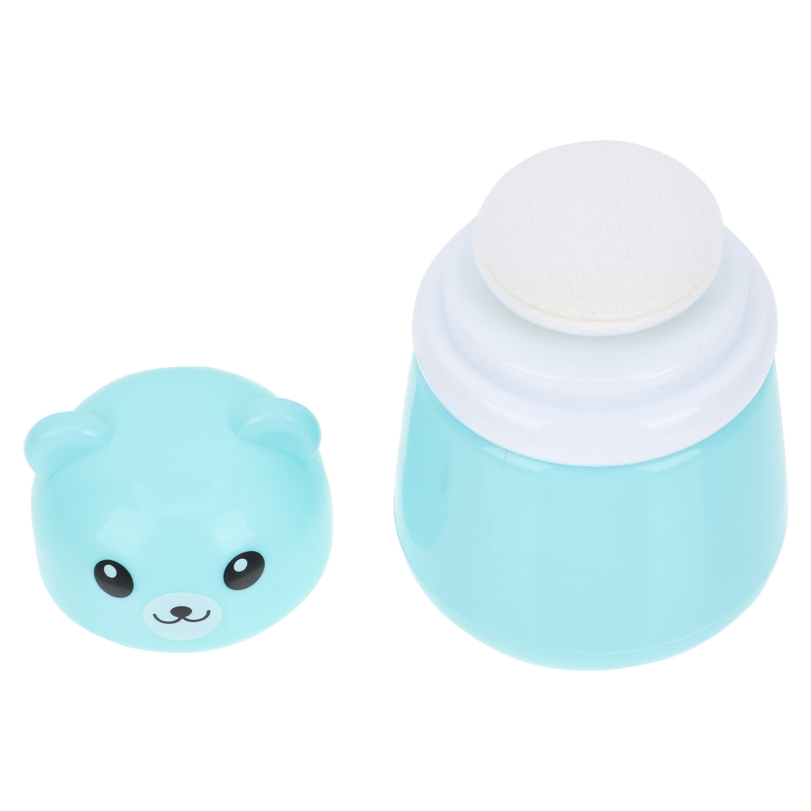 Lovely Bear Powder Puff Box Cartoon Baby Talcum Powder Box Fun Empty ...