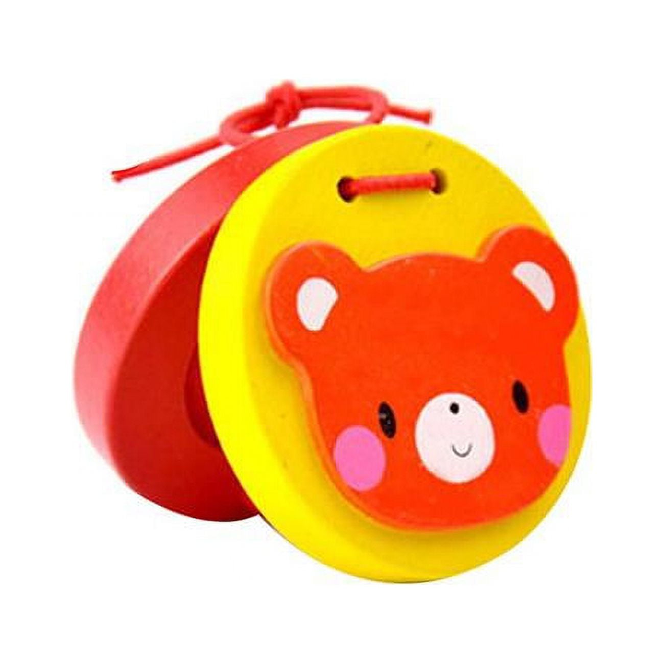 Lovely Bear Wooden Finger Castanet & Kids Toy for Chirldren - 2 Piece ...