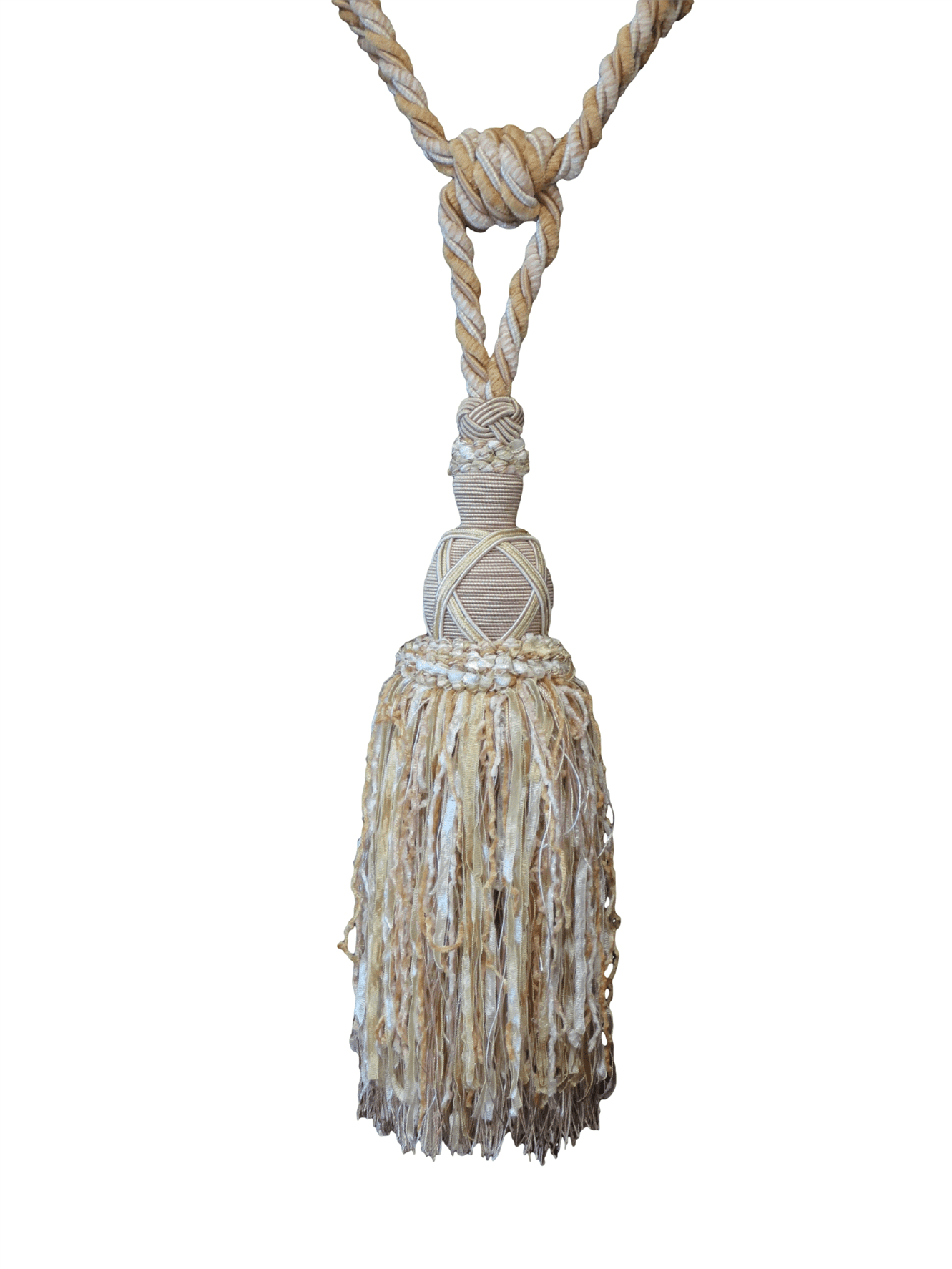DECOPRO Traditional Chenille Curtain & Drapery Tassel Tieback with ...