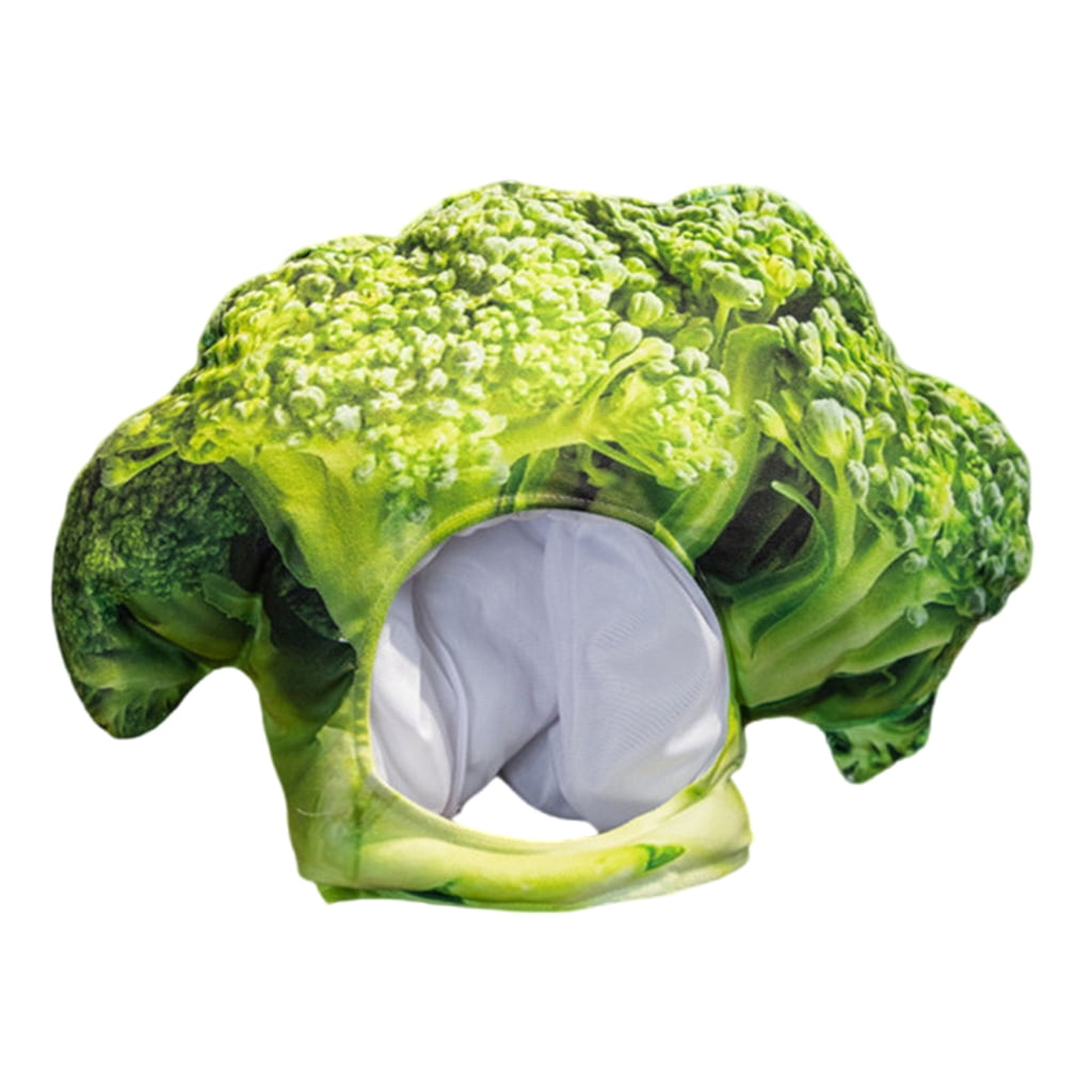 Lovely Broccolis Hat Plush Headgear Birthday Party Hat Role Play ...