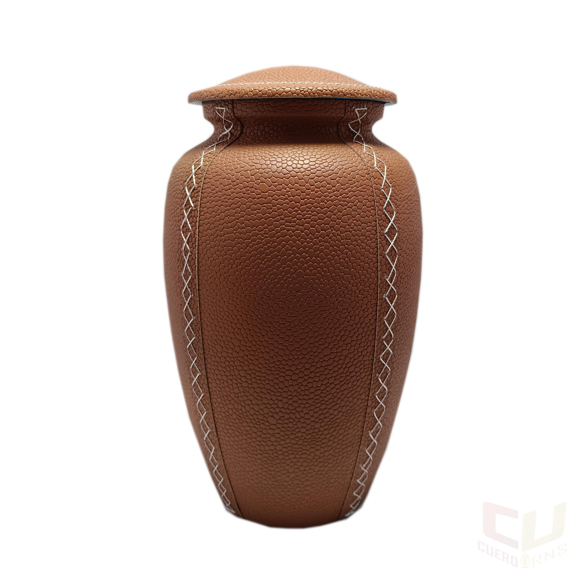 Lovely Brown Leather Cremation Urn for Human Ashes Adult Male and ...
