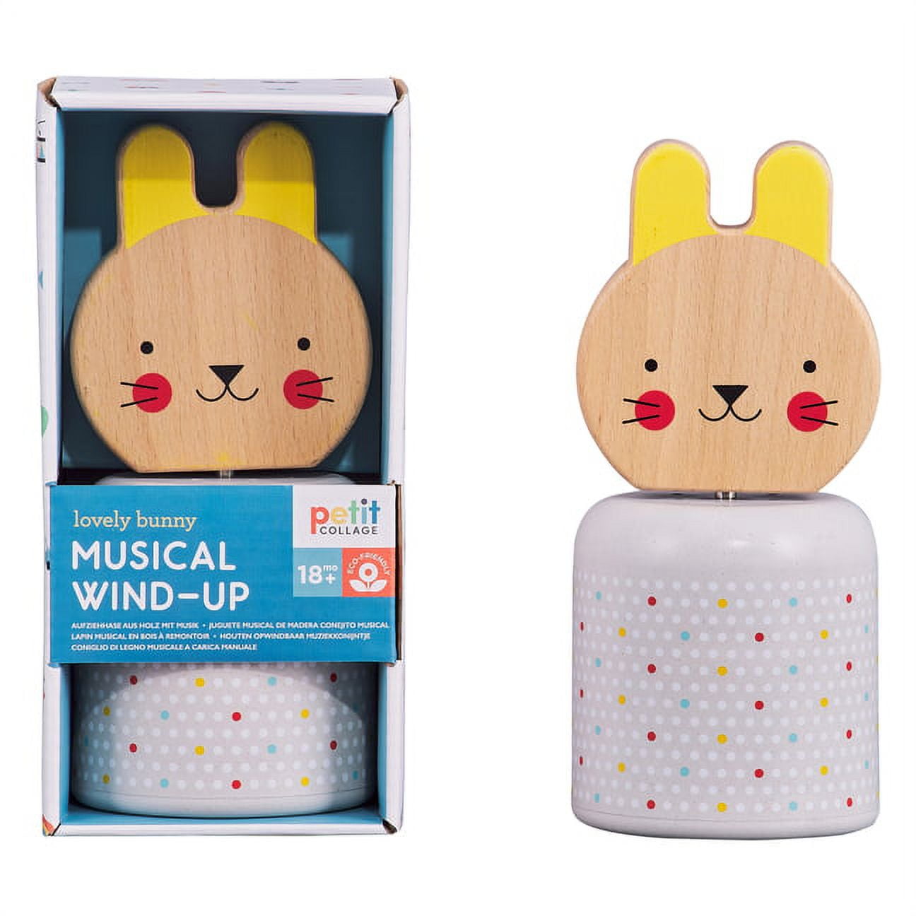 Lovely Bunny Musical Wooden Wind-Up (Other) - Walmart.com