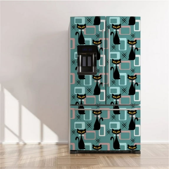 Lovely Cow Refrigerator Stickers Wallpaper Farmhouse Animal Fridge ...