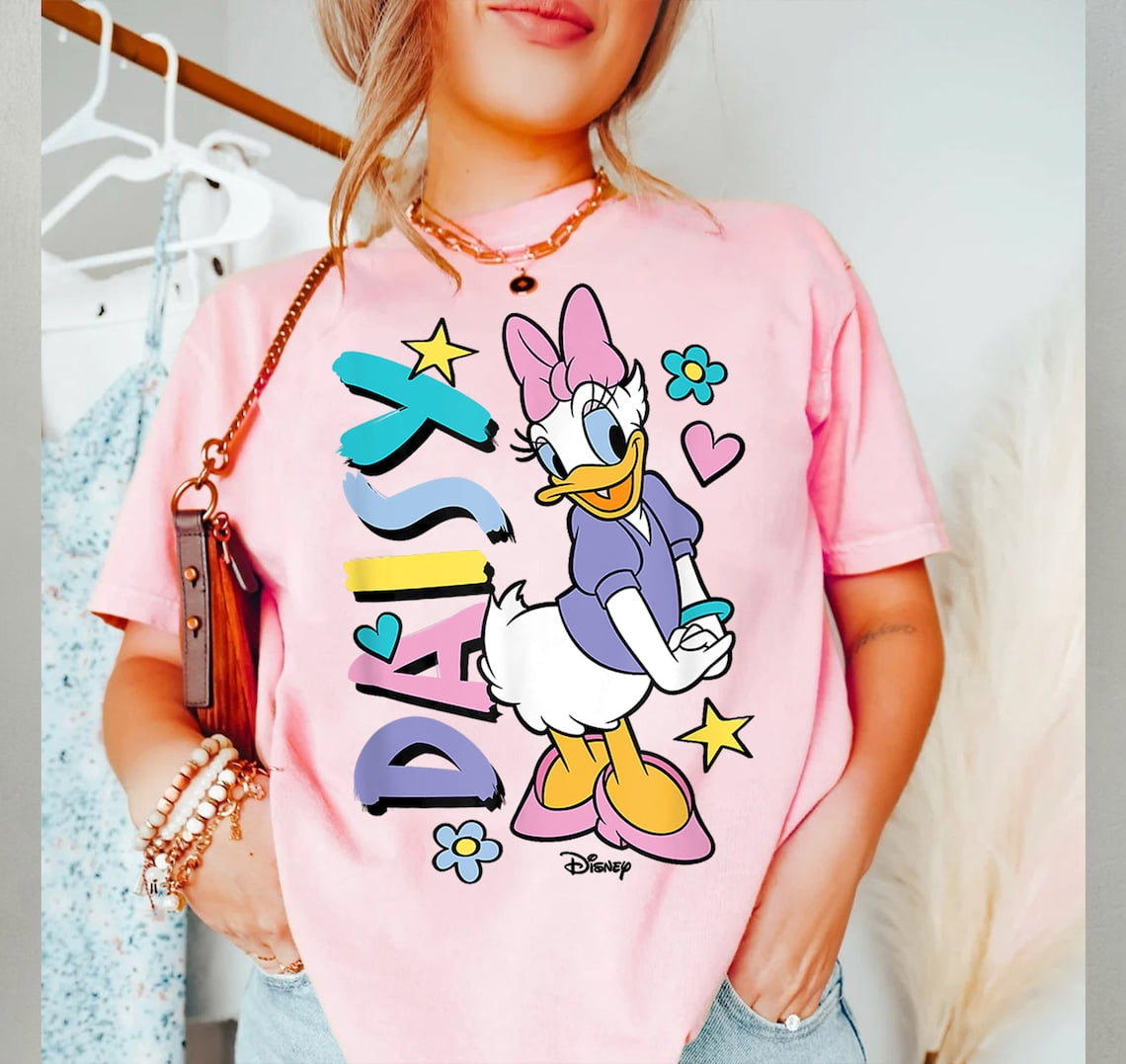 Lovely Daisy T-Shirt, Daisy Duck Shirt, Disney Daisy, Disneyland ...