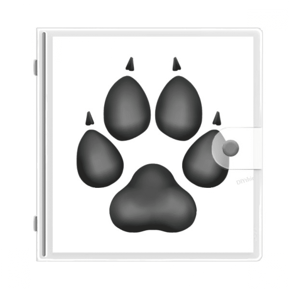Lovely Dog Claws Black Pattern Photo Album Wallet Wedding Family 4x6 ...