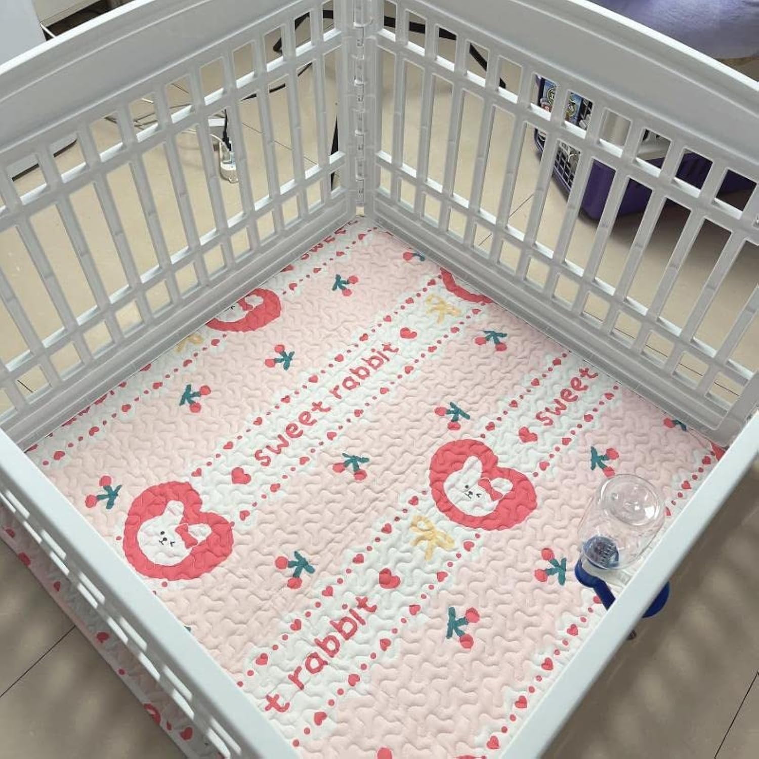 Lovely Dog Crate Mat, Anti-Slip Bottom, FST1 Waterproof Reusable ...