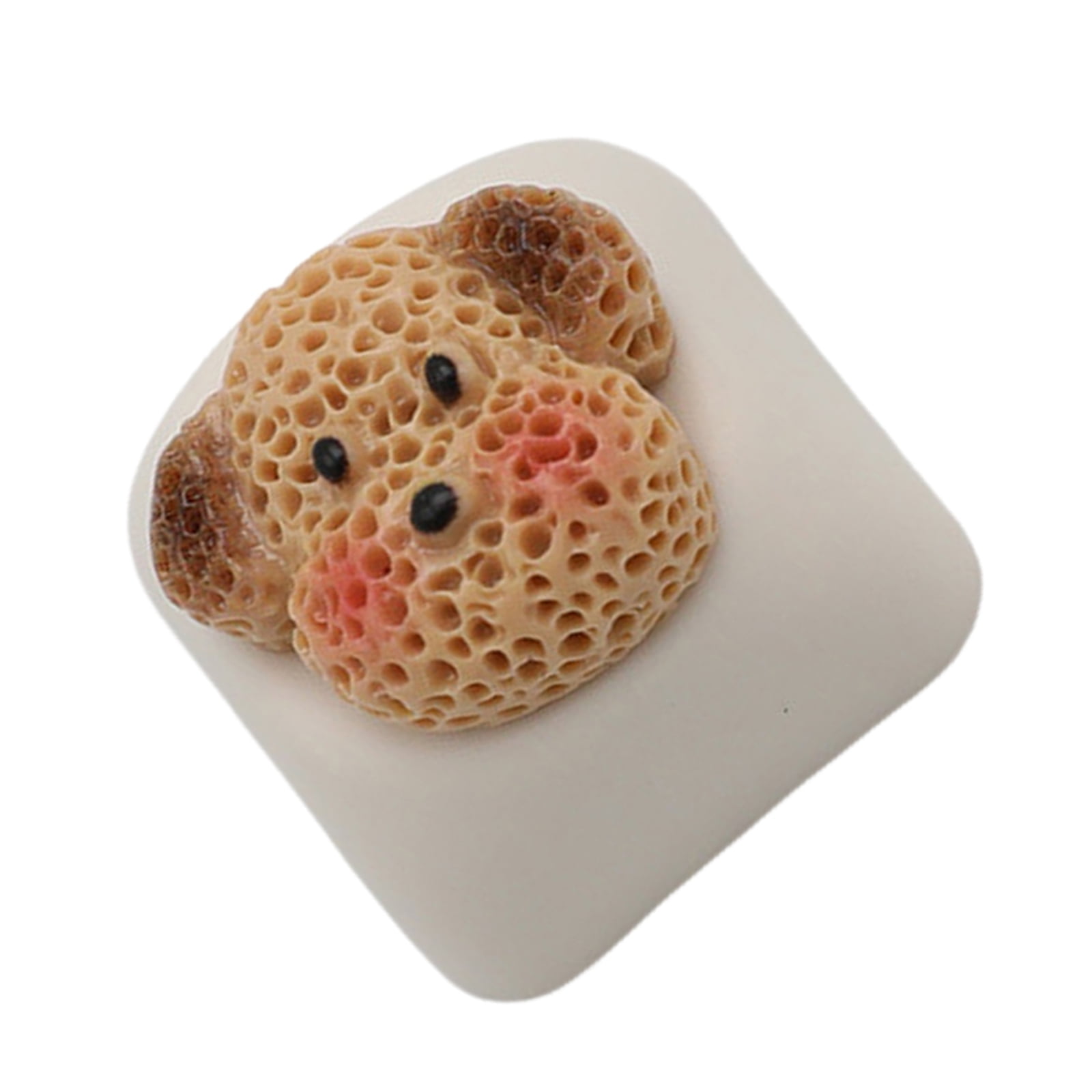 Lovely Dog Keycap For Mechanical Keyboards Resin Keycap With Smooth ...