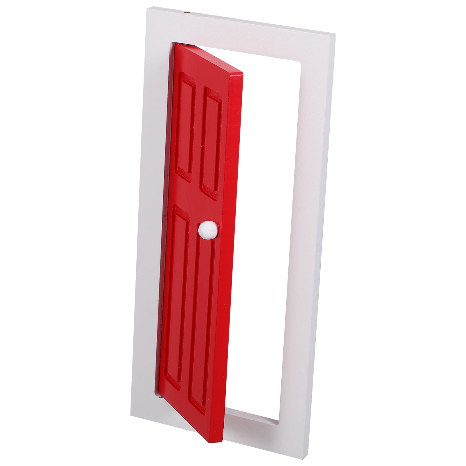 Lovely Doll House Door Mini Wood Door Mini House Decoration Miniature ...