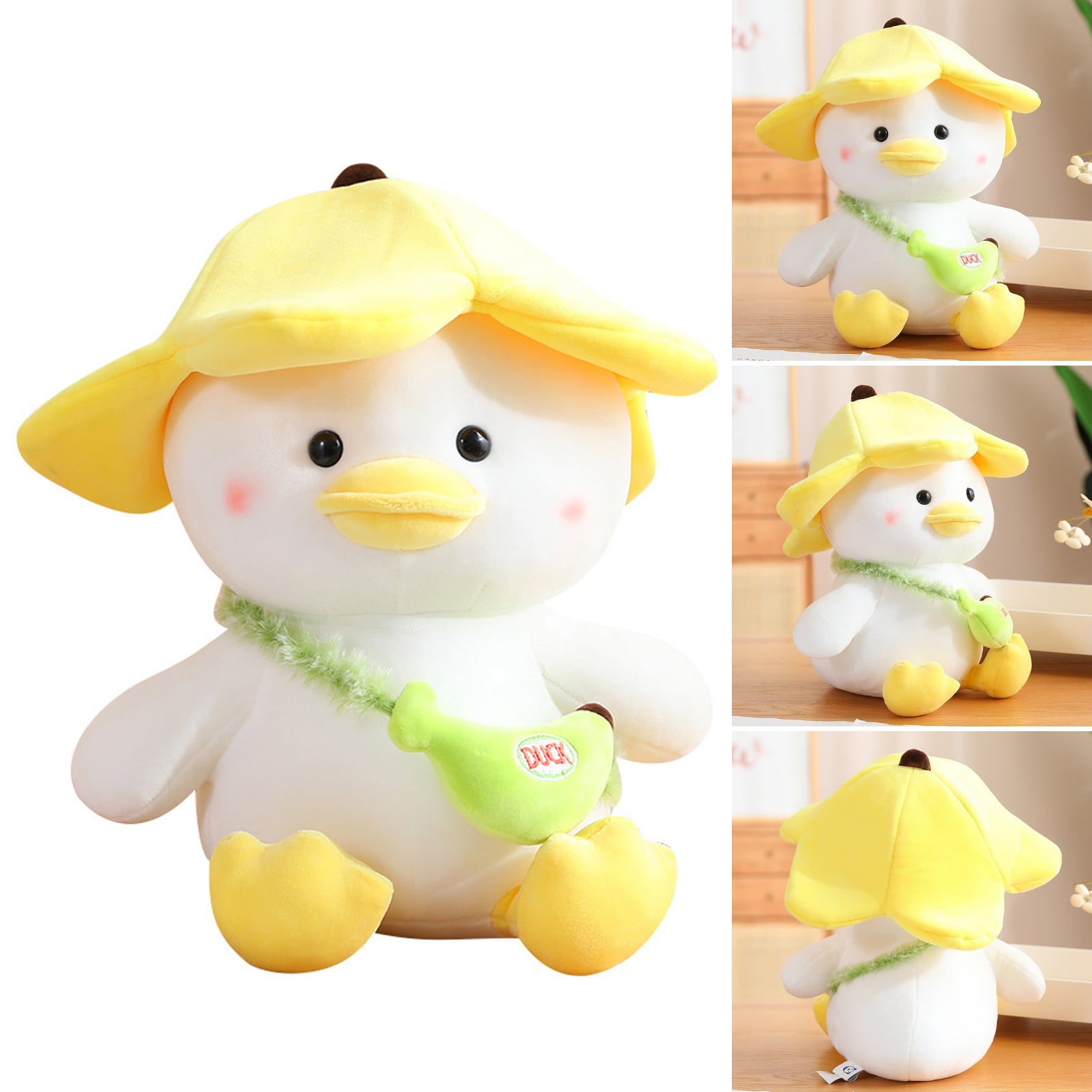 Lovely Duck Plush Toy - Super Soft - Detachable Hat - Banana Duck ...