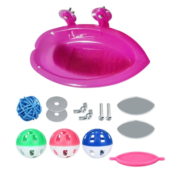 Lovely Durability Bird Bath Shower Birds Bath Multifunctional Parakeets ...