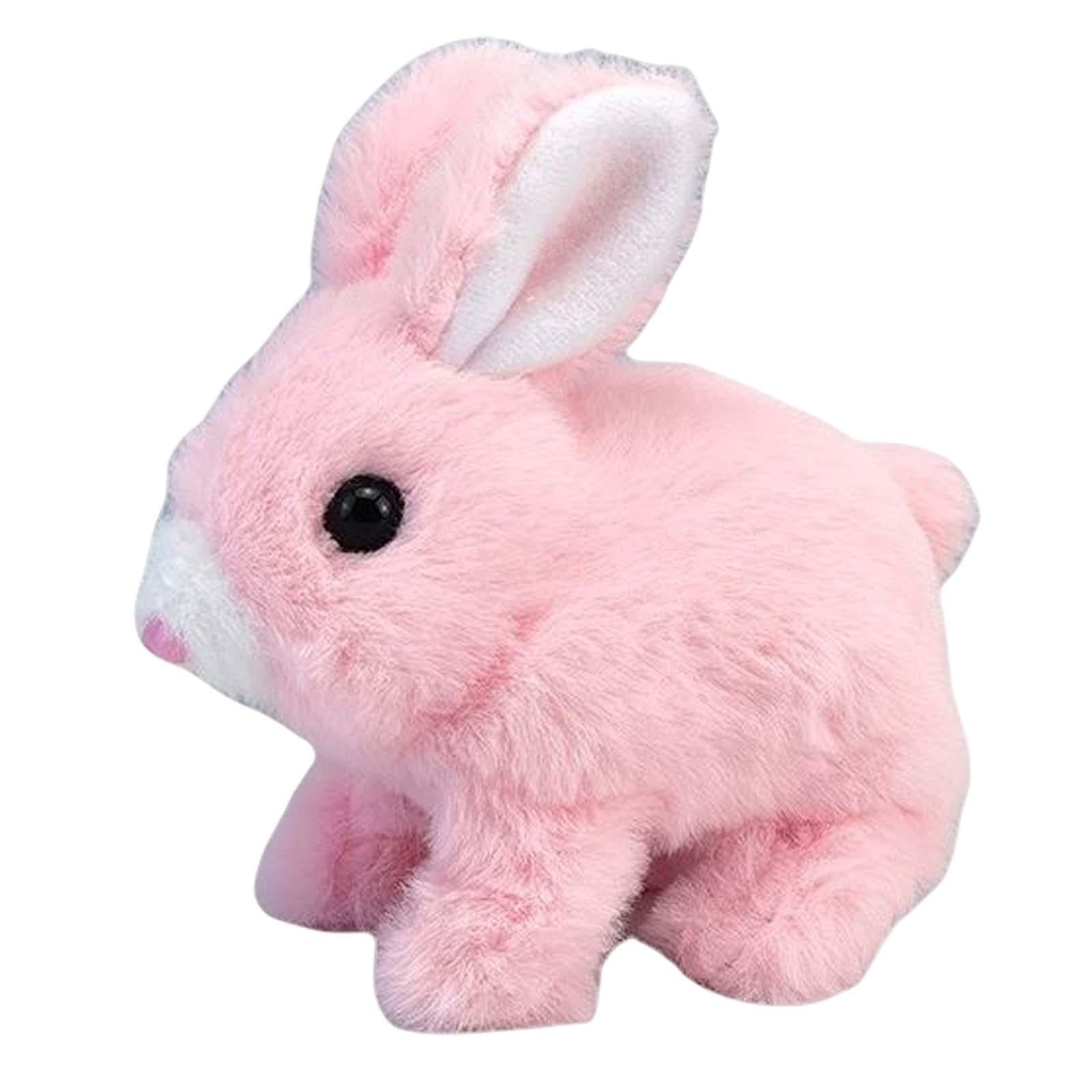 Lovely Electronic Rabbit Interactive Plush Toy Hopping Jumping Walking ...