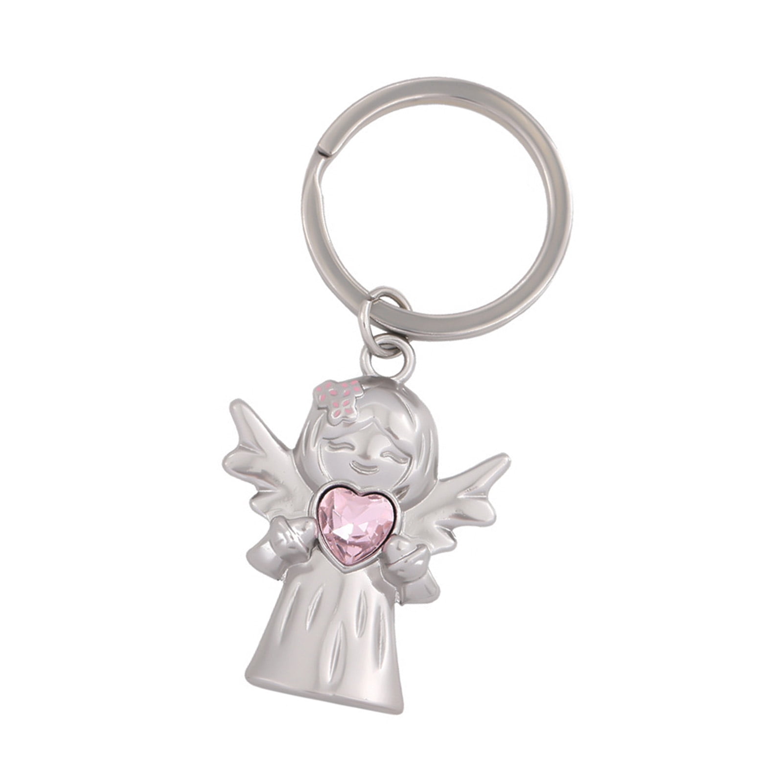 Lovely Heart Keychain Charm For Bags Keys Phones Alloy Lovers - Walmart.com