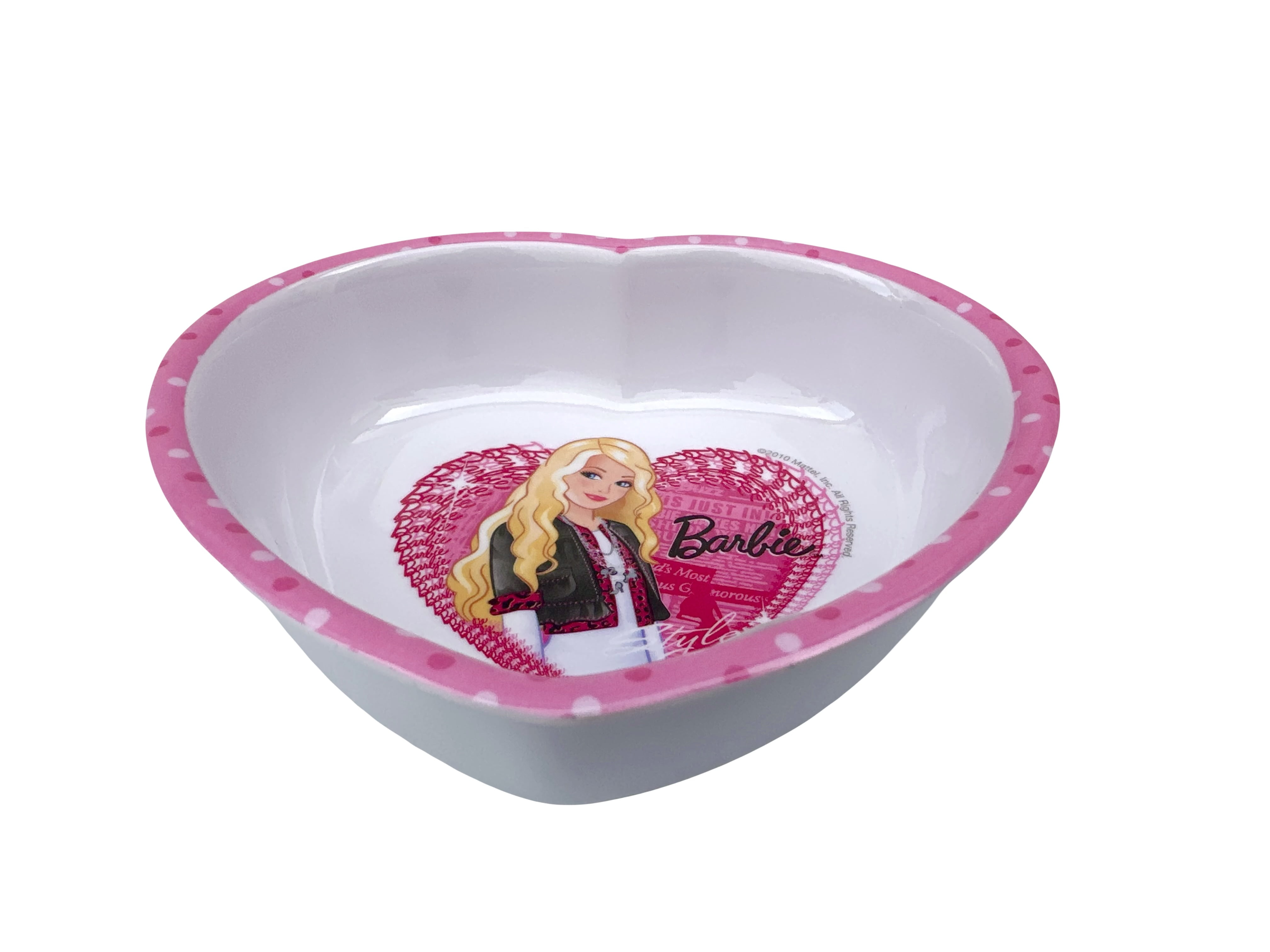 Brandclub - Lovely Heart Shape Barbie Bowl - Barbie Girl Kids bowl