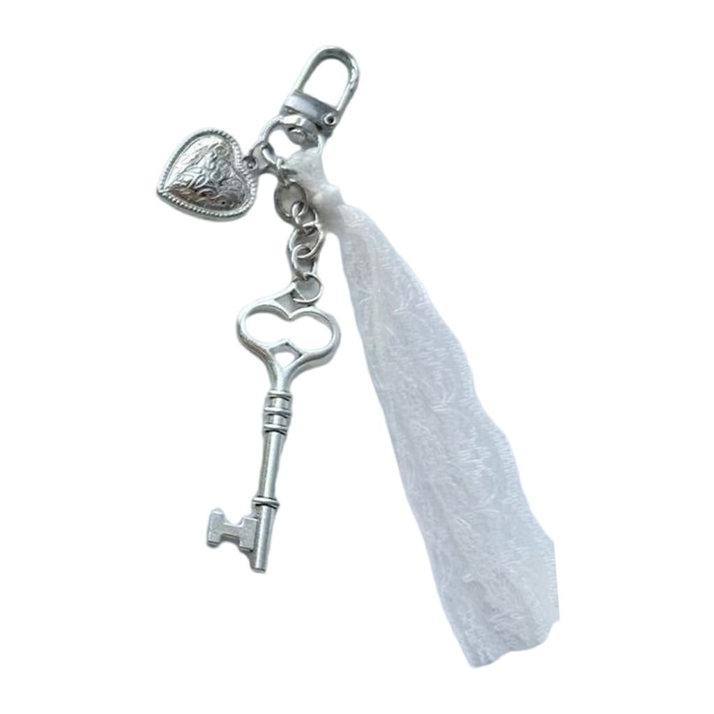 Lovely Heart Shaped Key Holder Combining Lace Texture and Functional ...