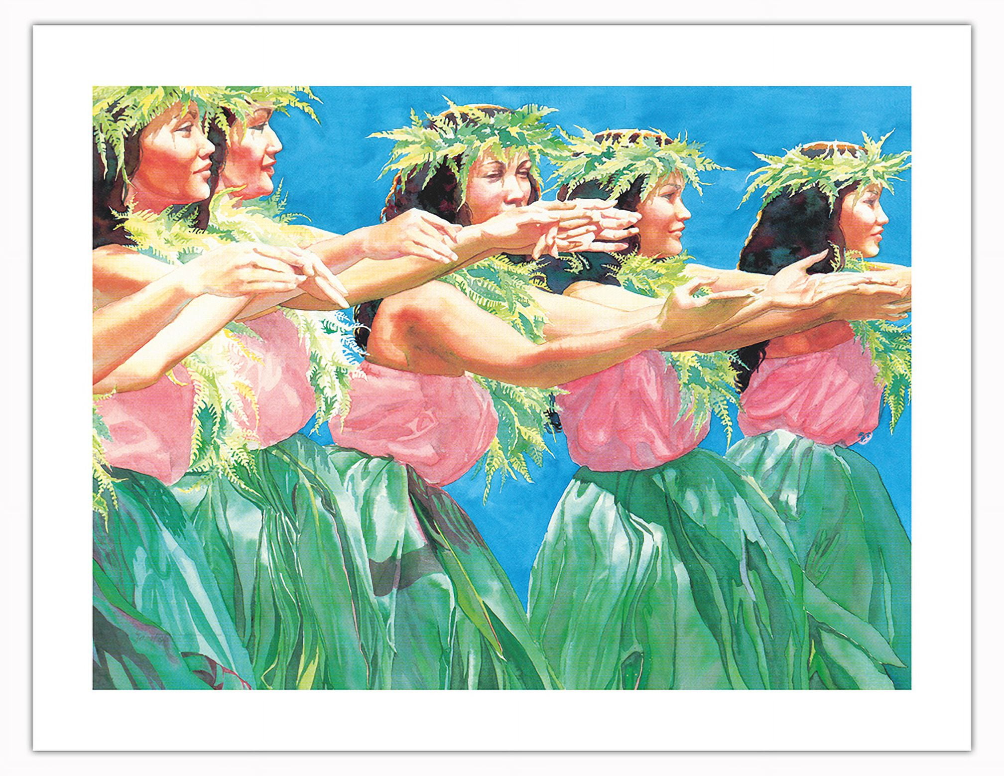 Lovely Hula Hands (Nā Lima Hula Nohea) - Hawaiian Dancers - From an ...