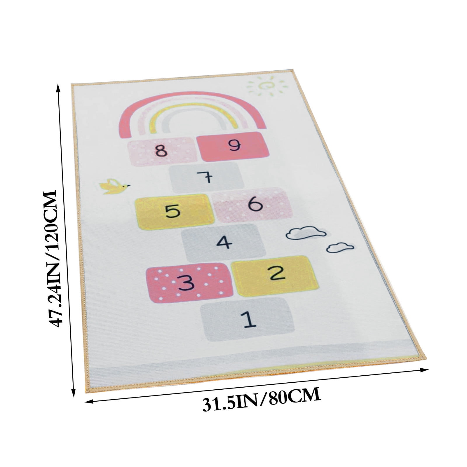 Lovely Jumping House Carpet Slip Mat Children Play Climbing Mat ...