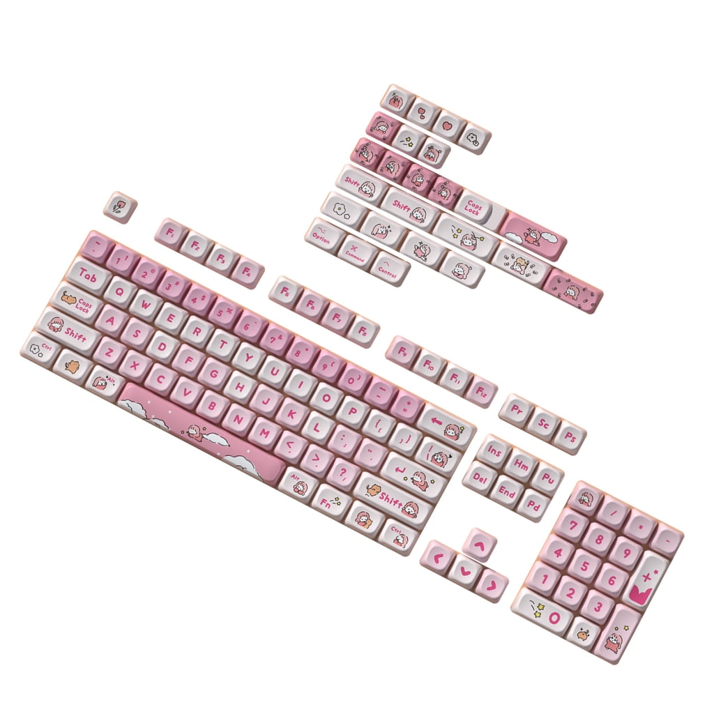 Lovely Keycaps Fade Resist Lazy Theme Theme for Mechanical Keyboard ...