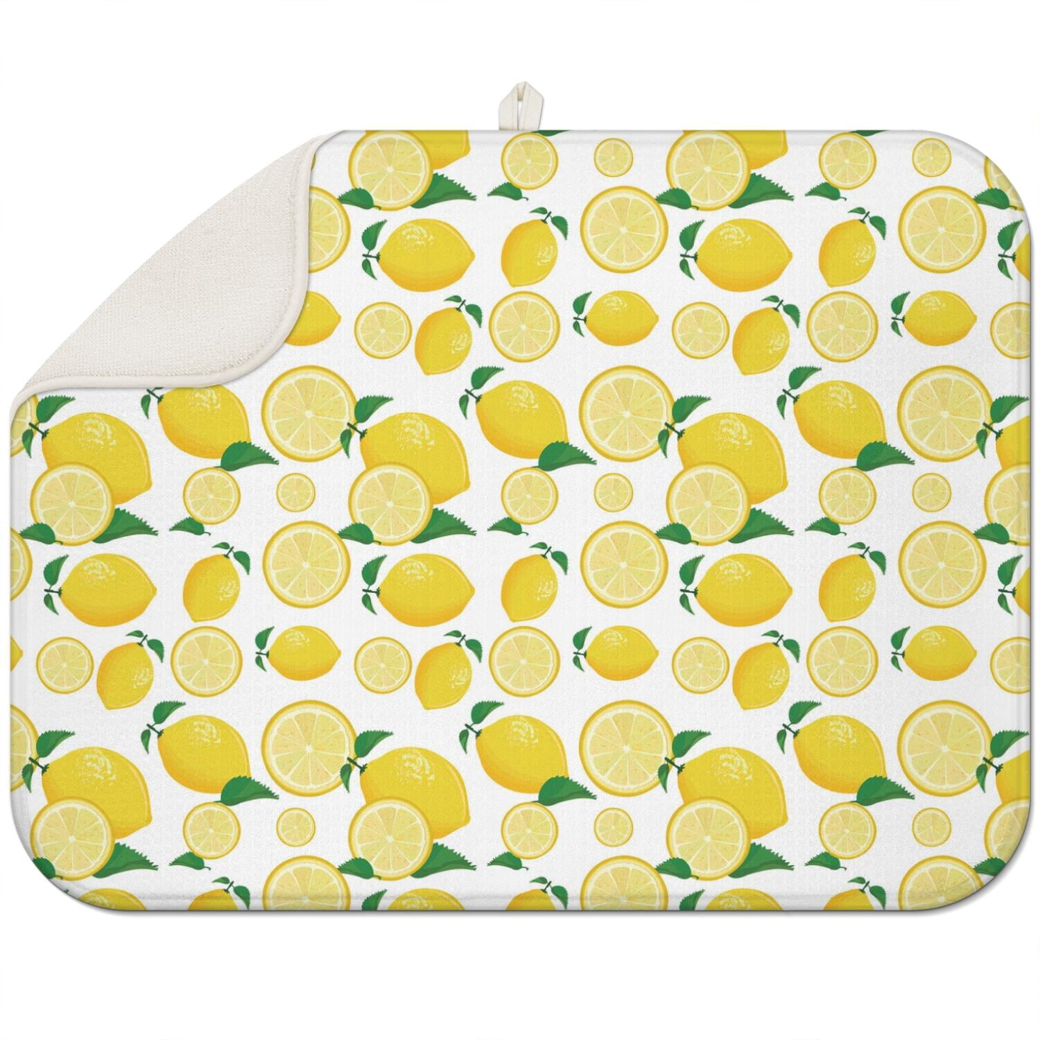 Lovely Lemon Coffee Mat – Cute and Bright Yellow Lemon Design ...