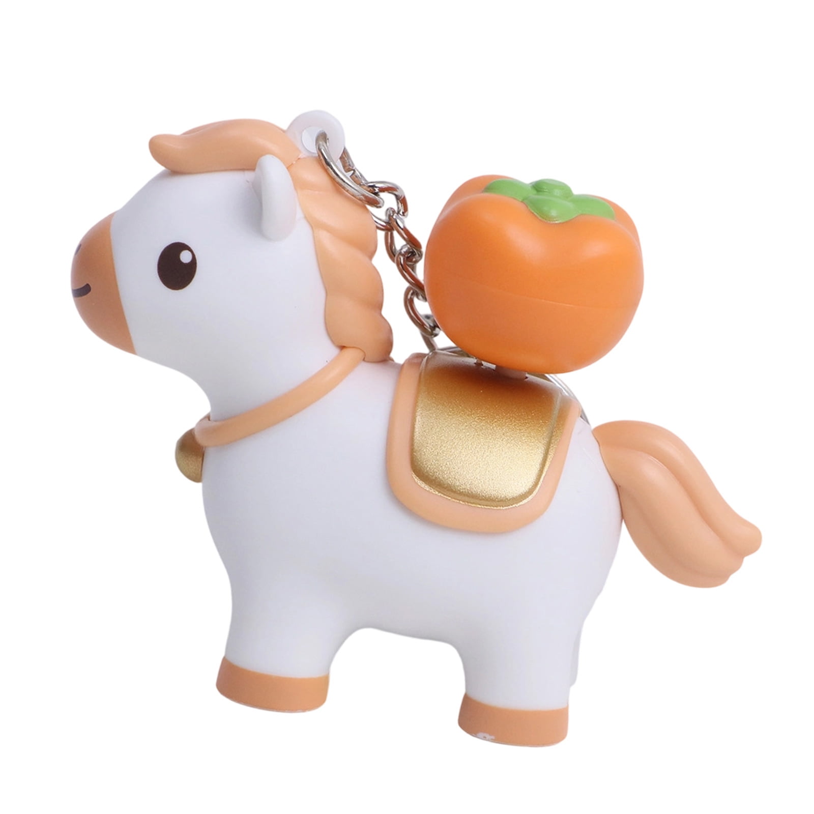 Lovely Neighing Horse Key Rings Interactive Sound Button Sturdy Plastic ...