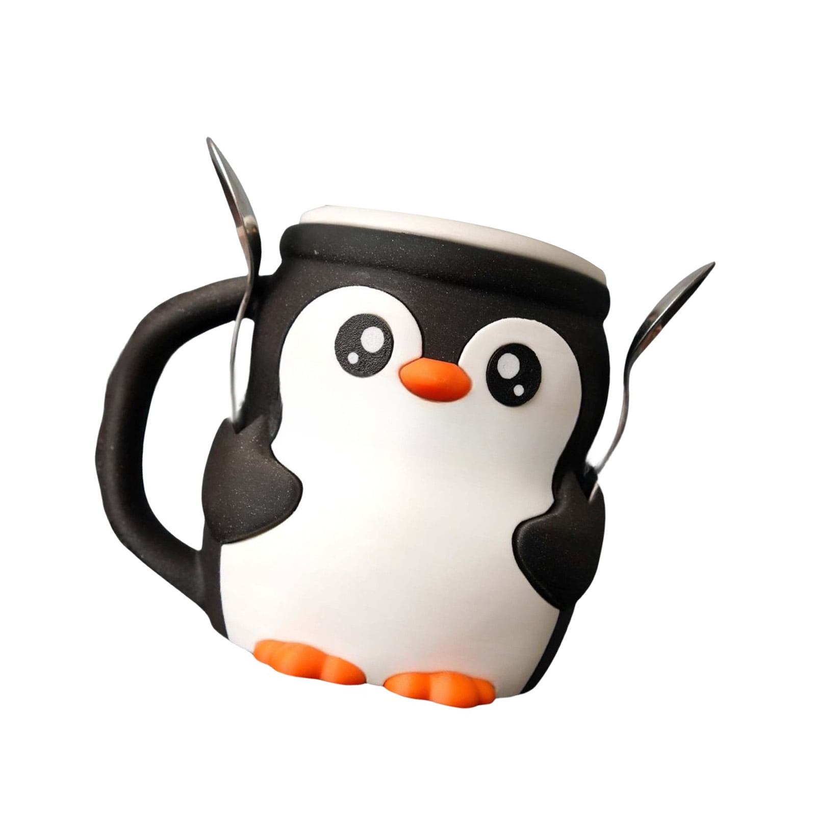 Lovely Penguins Ice Cream Pint Holder Printing Ice Cream Pint container ...