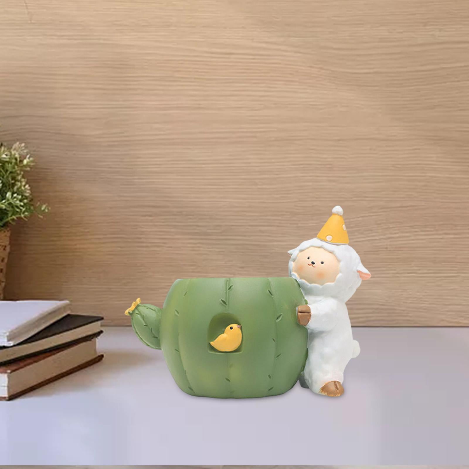 Lovely Planter er Pot With Drain Hole Makeup Brush Holder er Container ...