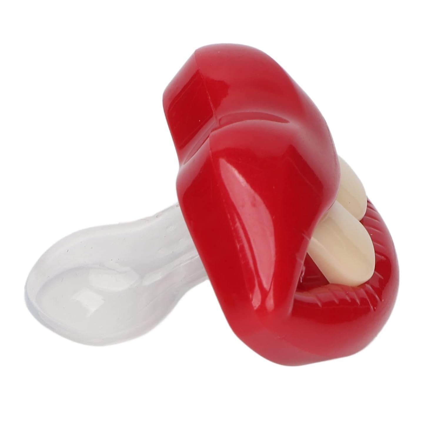 Lovely Red Lip Shape Funny Pacifier with Eco Friendly Silicone Mouth ...