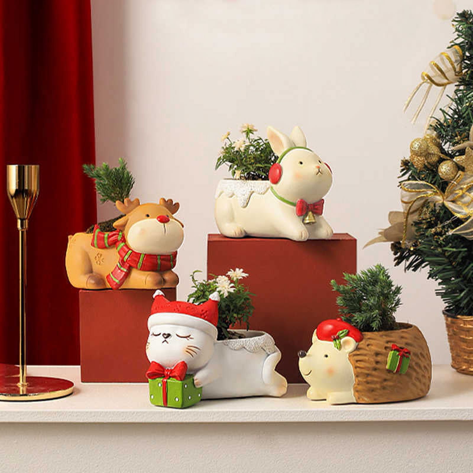 Lovely Resin Animals Planters, Indoor Flower Plant Pots Modern ...