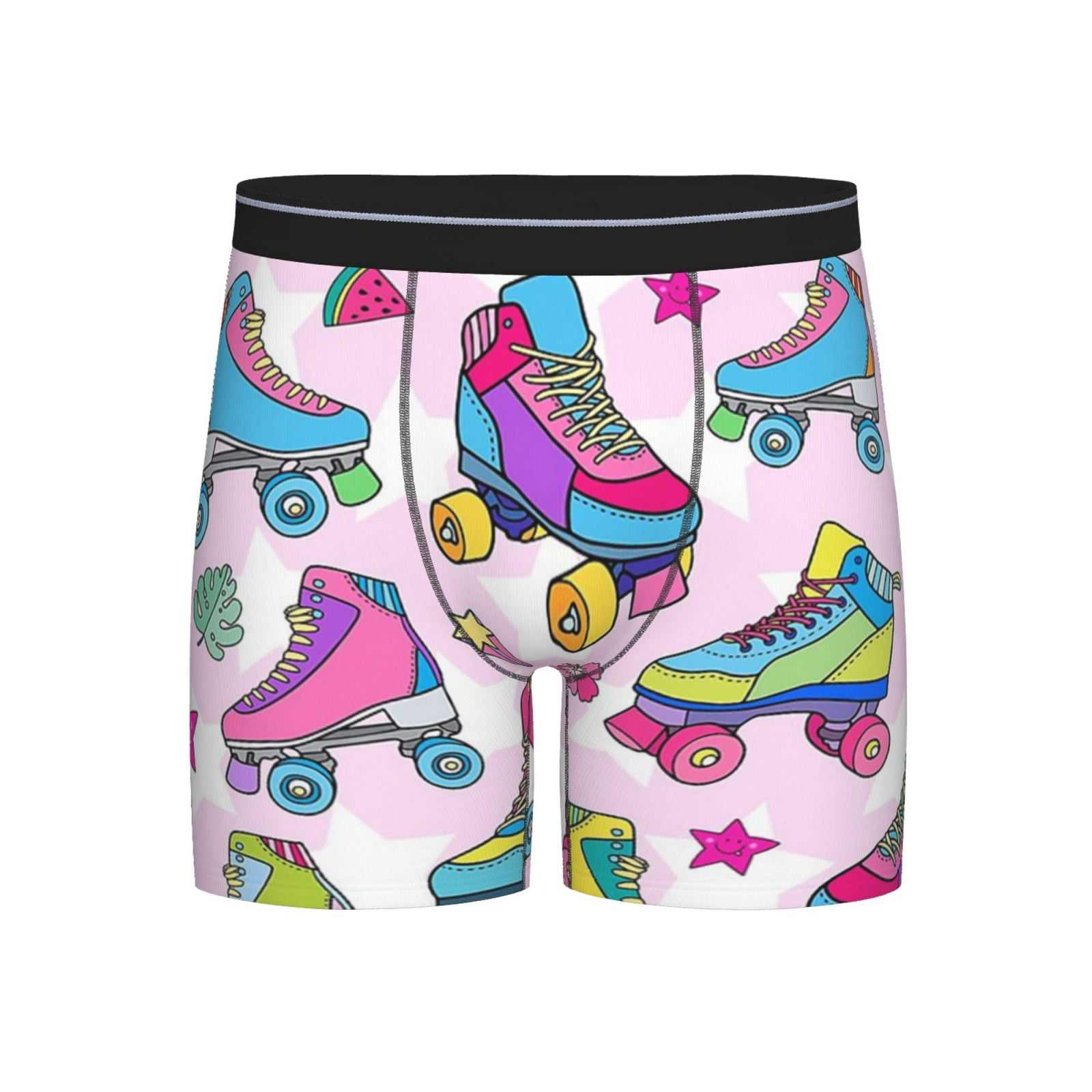Lovely Roller Skates Underwear For Men,Soft Boxer Briefs - Comfortable ...