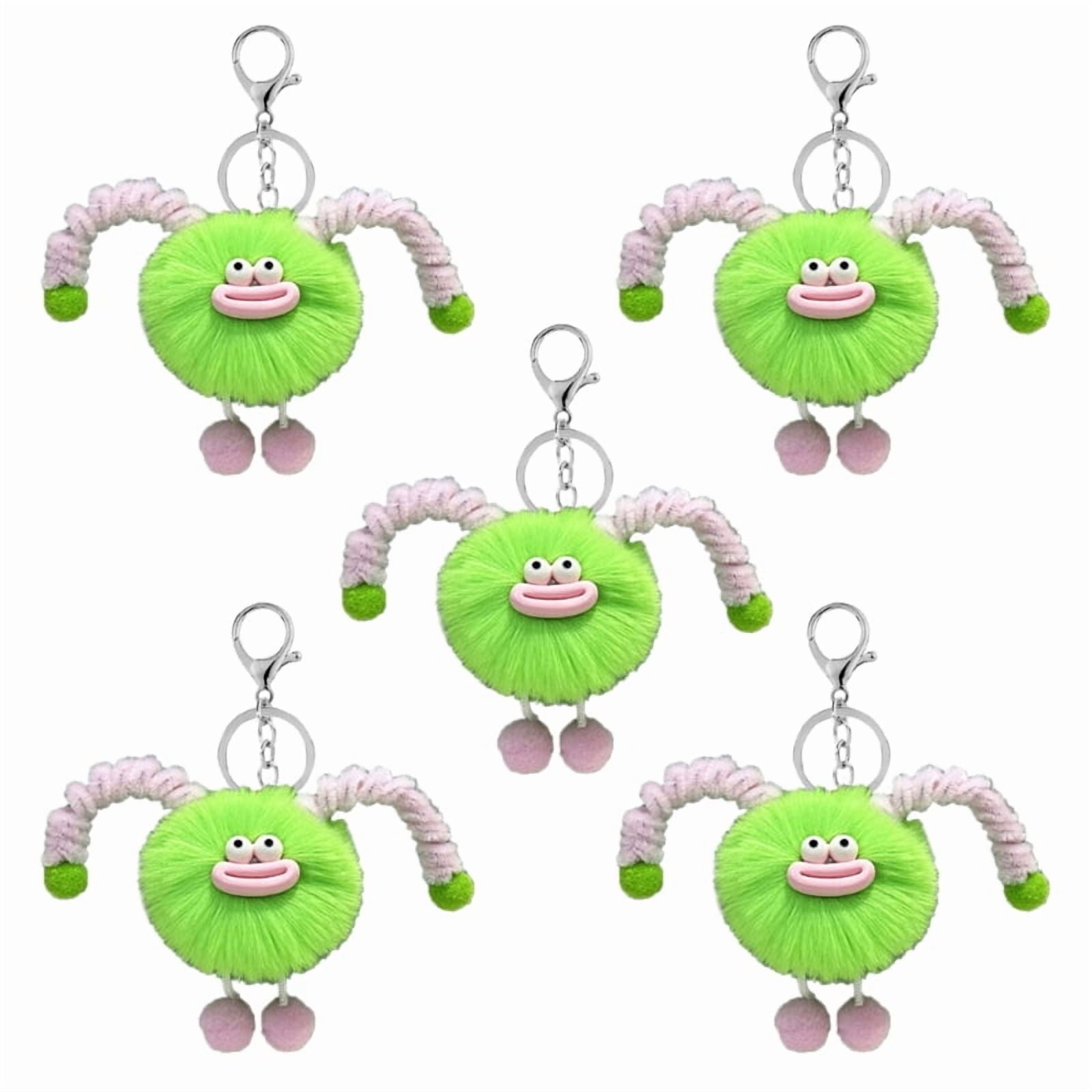 Lovely Sausage Mouth Plush Toy Keychain Charm Soft Stuffed Animals ...