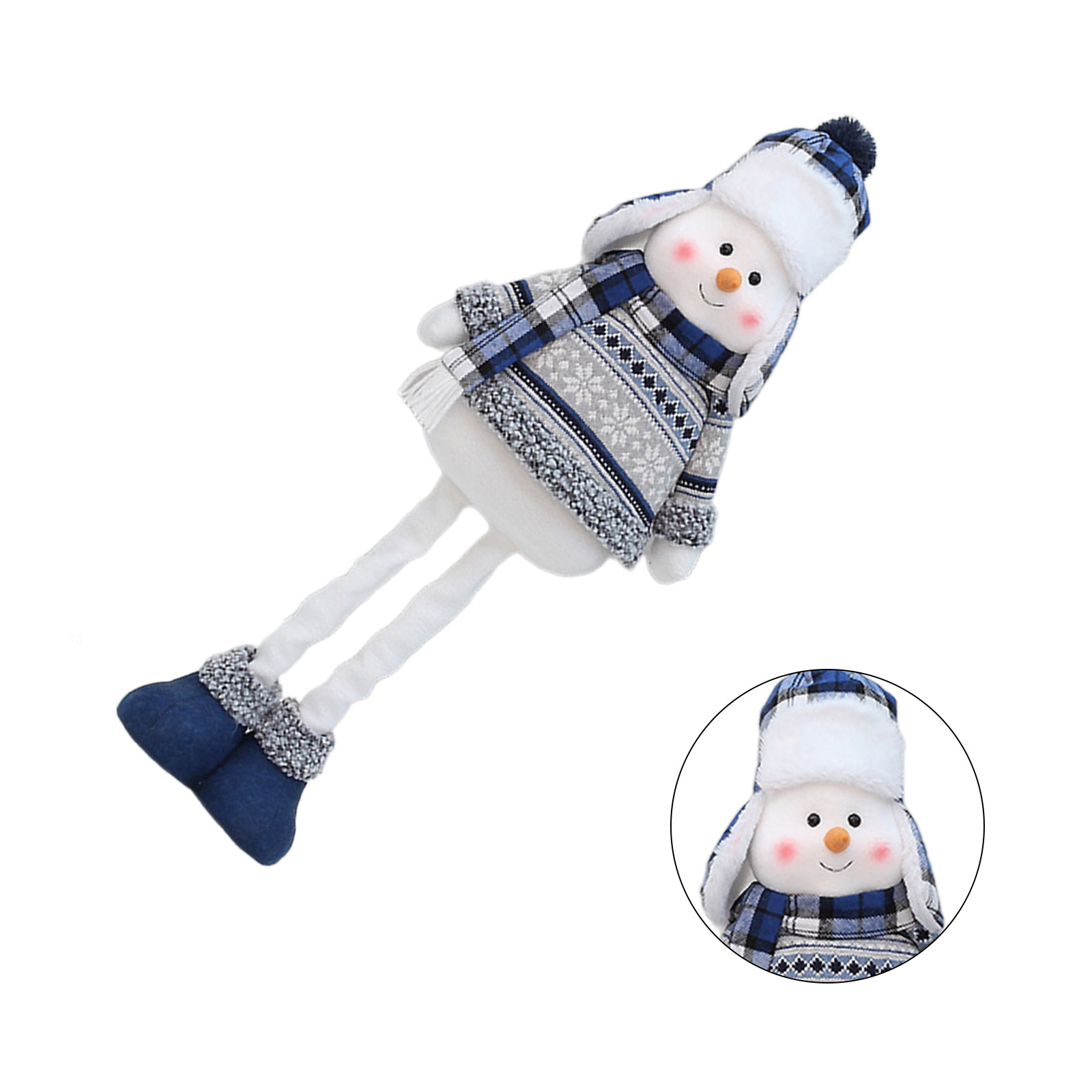 Lovely Snowman Standing Doll Creative 2024 New Year Gift Scalable ...