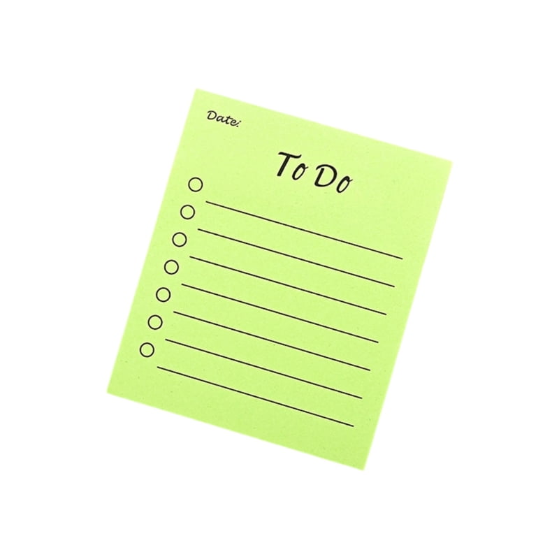 Lovely Writing Pad To-Do List Note Pad Lined Stickier Note Memos Pad ...