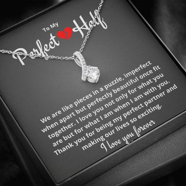 LovelyFor Female Partner - Necklace, White Alluring Necklace - Walmart.com
