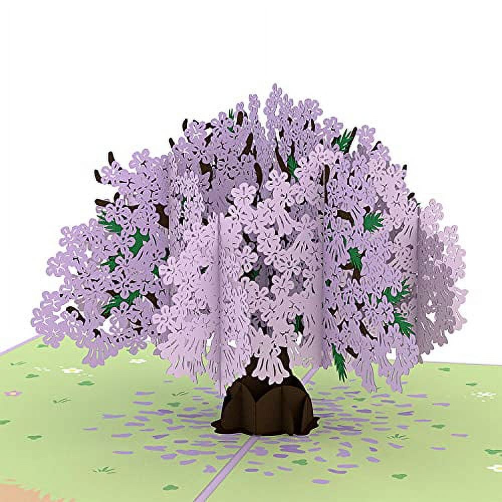 Lovepop Jacaranda Tree Pop Up Card, 5x7-3D Greeting Card, Mother's Day ...
