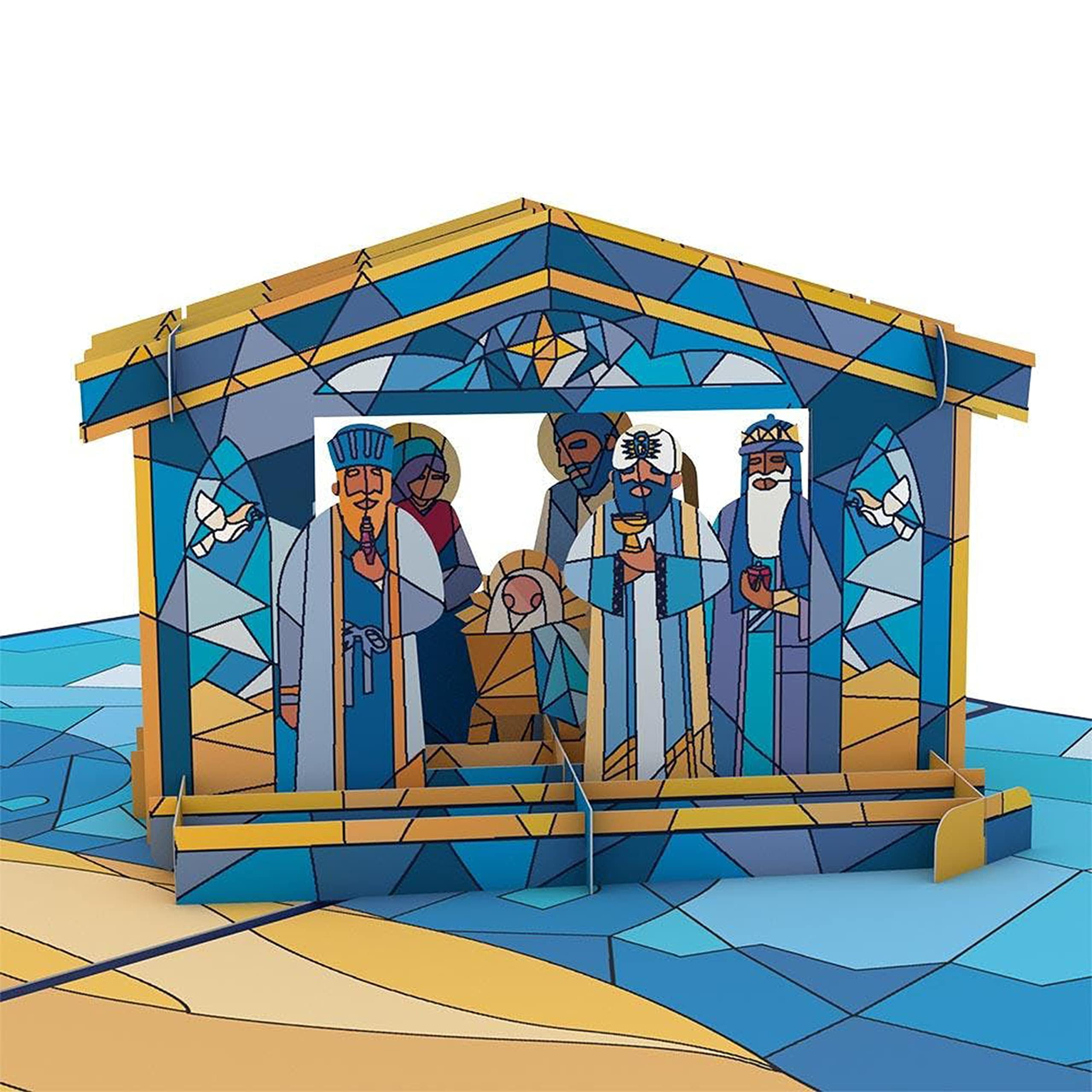 Lovepop Religious Christmas Pop-Up Card for Her and Him - 3D Nativity ...