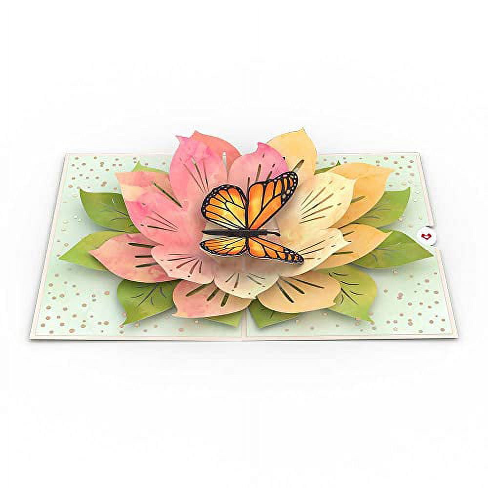 Lovepop Spring Flower with Butterfly Pop-Up Card â€“ Any Occasion Card ...