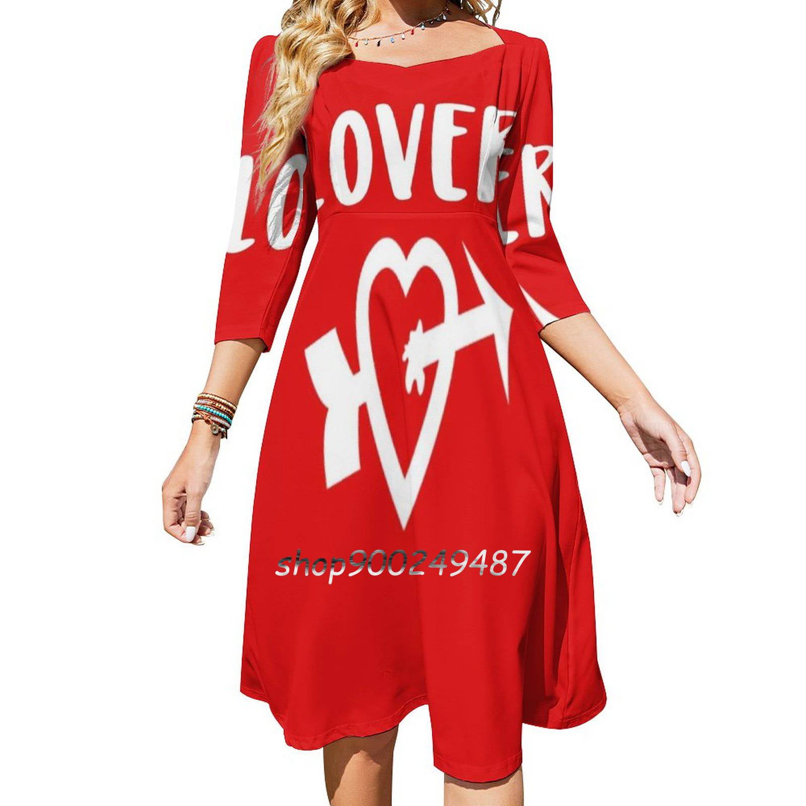Lover' A Design For Lovers Sweet Elegant Dress Women Korean Kawaii ...