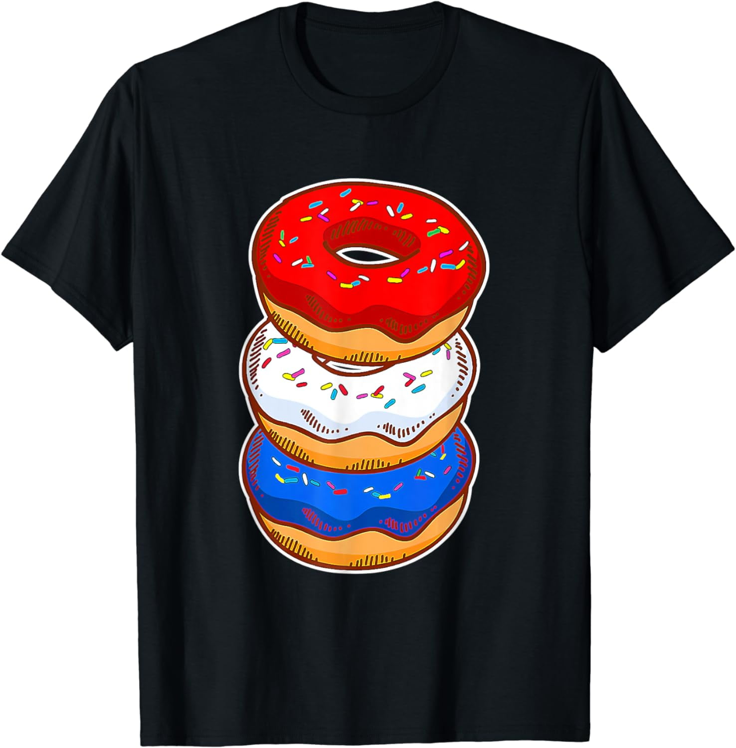Lover Baking 4th of July Doughnut T-Shirt - Walmart.com