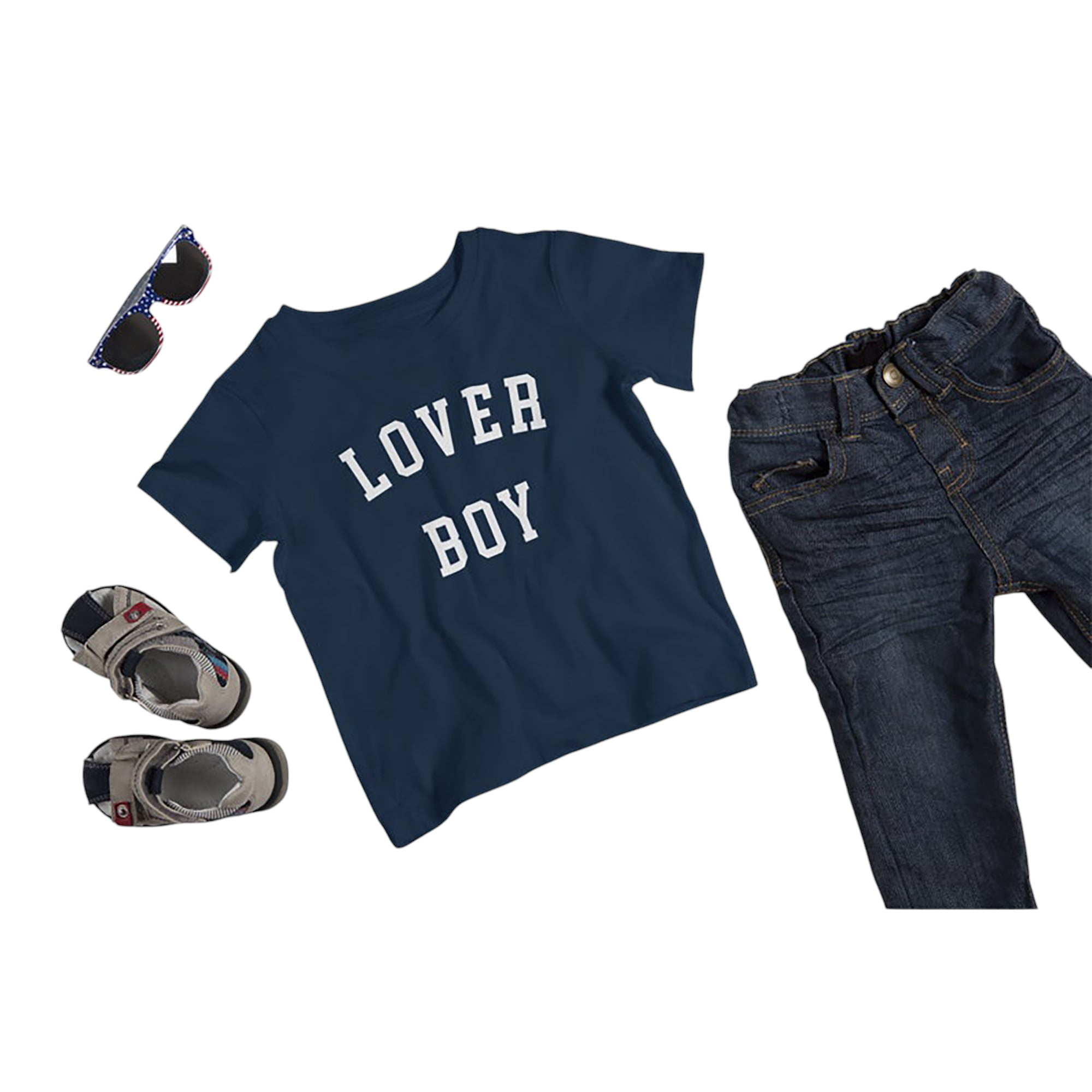 Lover Boy Kids Love Retro Unisex Classic 2D T-Shirt - Vintage Valentine ...