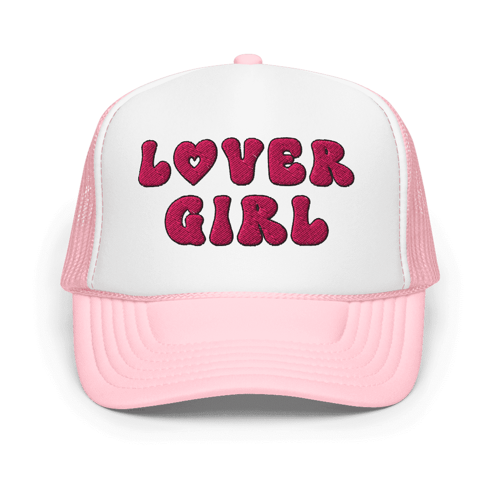 Lover Girl - Cute and Trendy Pink Valentine's Day Themed Foam Trucker ...