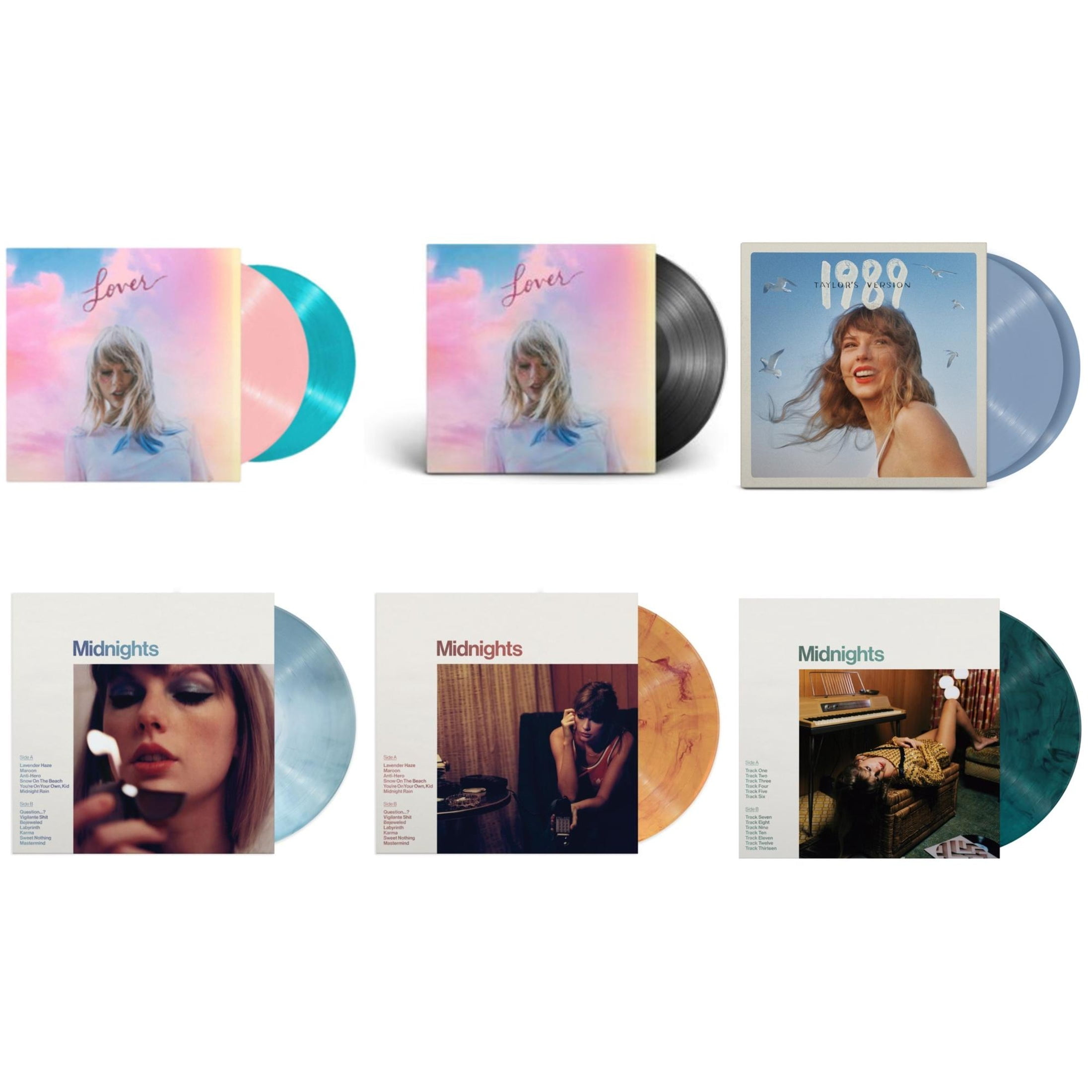 Lover & Lover (2LP) & 1989 (Taylor's Version) (2LP/Crystal Skies Blue ...